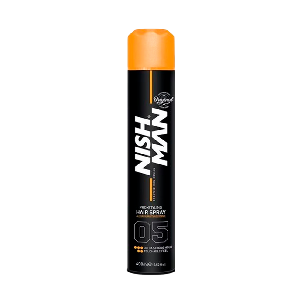 LACA HAIR SPRAY 05 ULTRA STRONG HOLD 400ML - NISHMAN – Tienda del Barbero