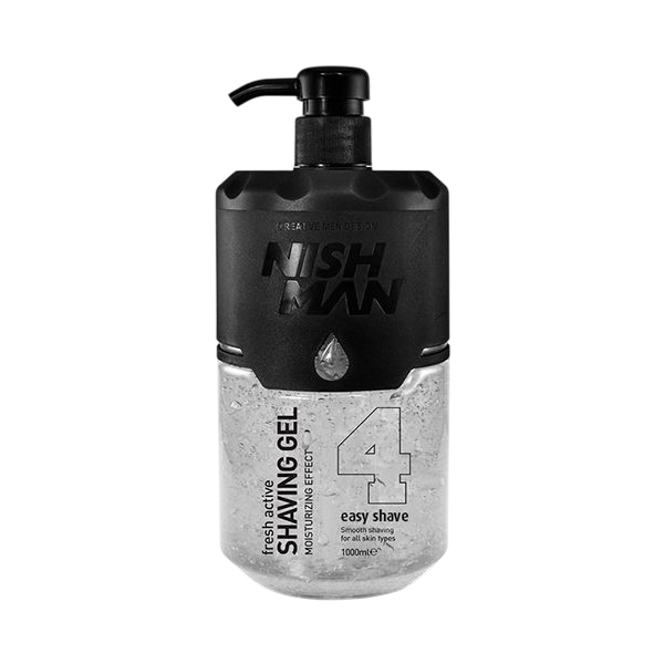 SHAVING GEL 4 EASY SHAVE 1000ML - NISHMAN – Tienda del Barbero